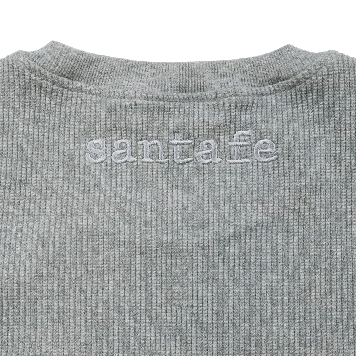 santafe waffle crew neck sweat